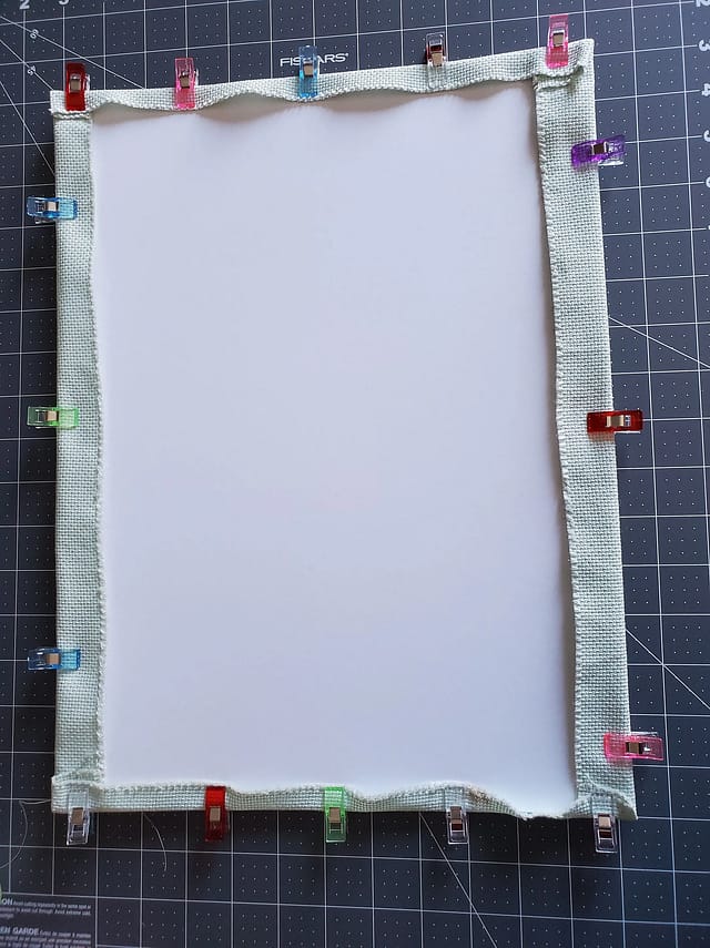How to frame your own Cross-Stitch using the Lacing Method | Thread Bare
