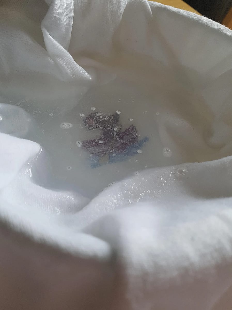 Stitching onto a Garment using Water Soluble Canvas | Thread Bare