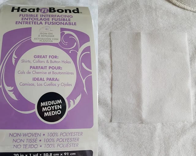 Stitching onto a Garment using Water Soluble Canvas | Thread Bare