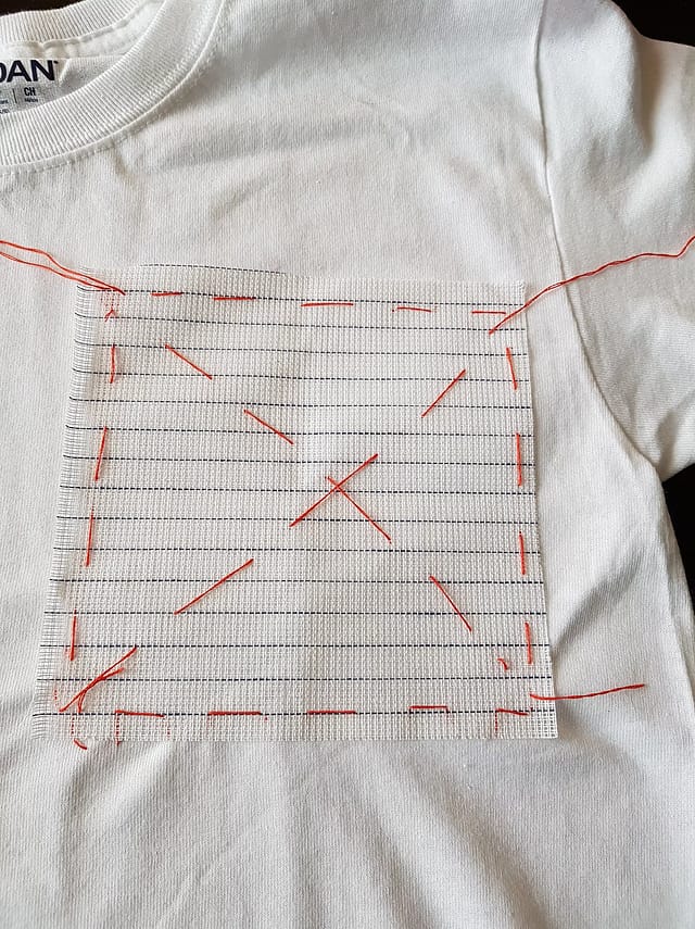 How to Cross Stitch onto a Garment | Thread Bare