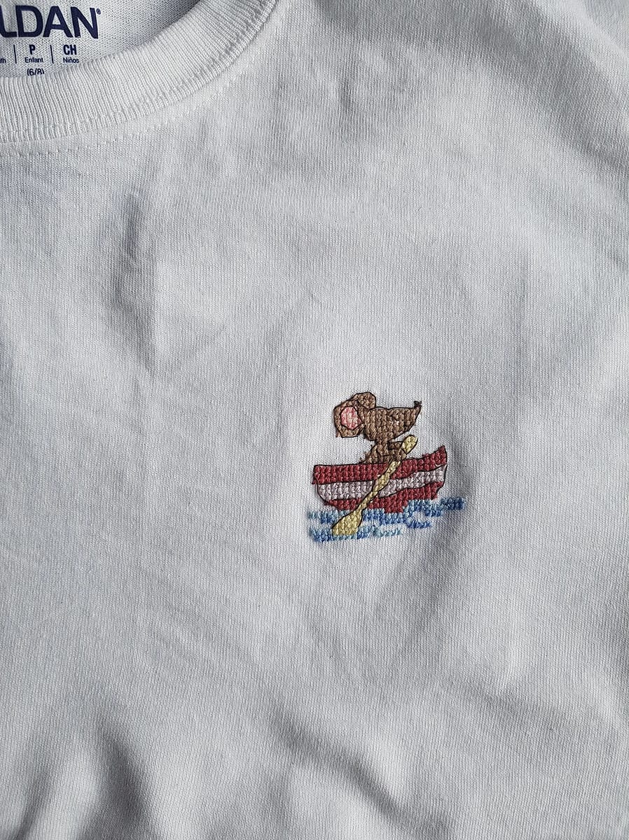 Stitching onto a Garment using Water Soluble Canvas | Thread Bare