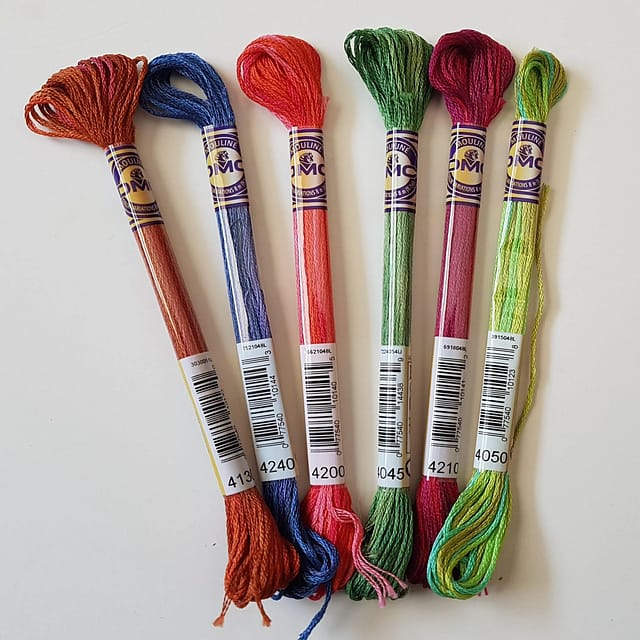 DMC Color Variations and Their Corresponding Solid Colors | Thread Bare