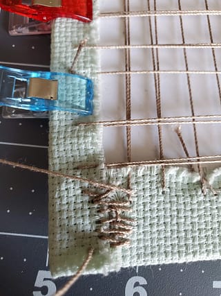 How to frame your own Cross-Stitch using the Lacing Method | Thread Bare